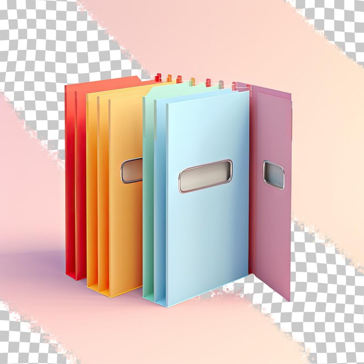 Premium PSD | Papers organized in separate folders on a transparent ... Premium PSD | Papers organized in separate folders on a transparent ...