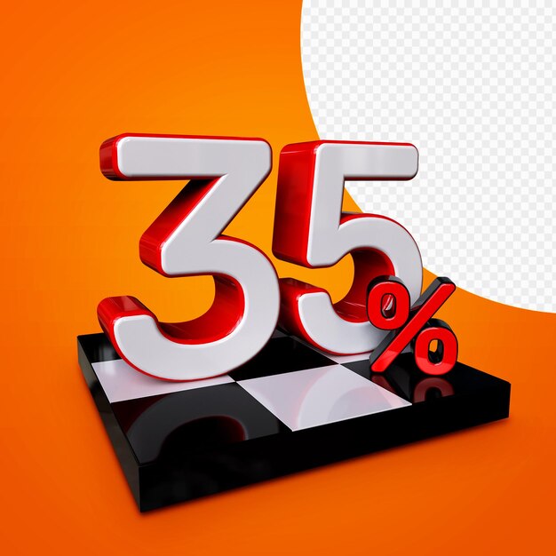 Premium PSD | Percentage 3d premium Premium PSD | Percentage 3d premium