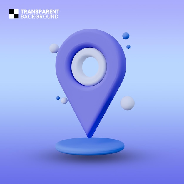 Premium PSD | Pin Location 3D Icon Isolated Premium PSD | Pin Location 3D Icon Isolated