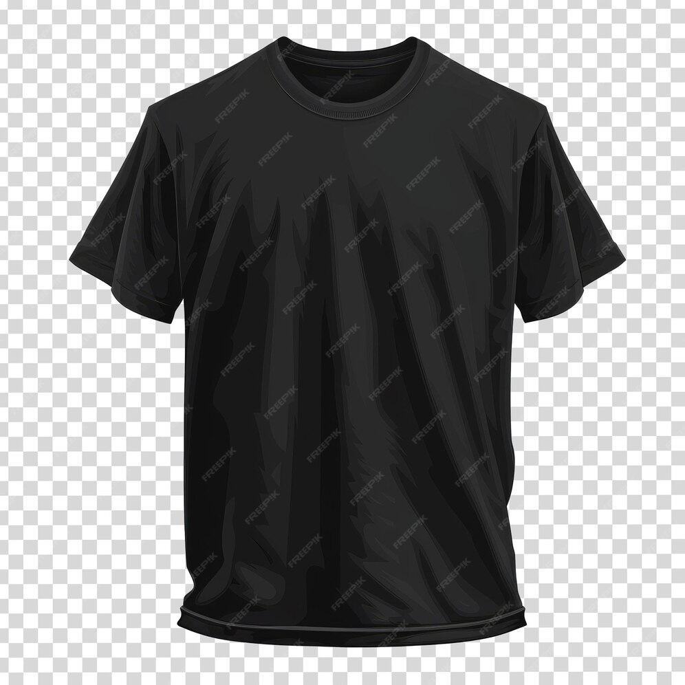 Premium PSD | Plain black tshirt front and back view for mockup in PNG ... Premium PSD | Plain black tshirt front and back view for mockup in PNG ...