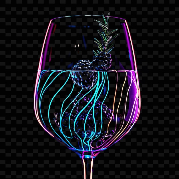 Png Glowing Neon Lines Cabernet Sauvignon in a Unique Hand Blown Y2K ... Png Glowing Neon Lines Cabernet Sauvignon in a Unique Hand Blown Y2K ...