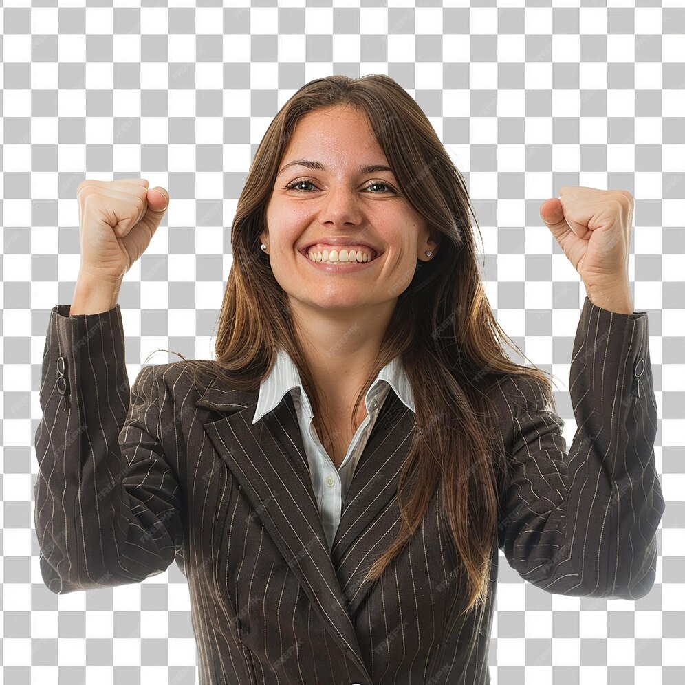 Portrait of smiling handsome businesswoman Isolated on transparent ... Portrait of smiling handsome businesswoman Isolated on transparent ...