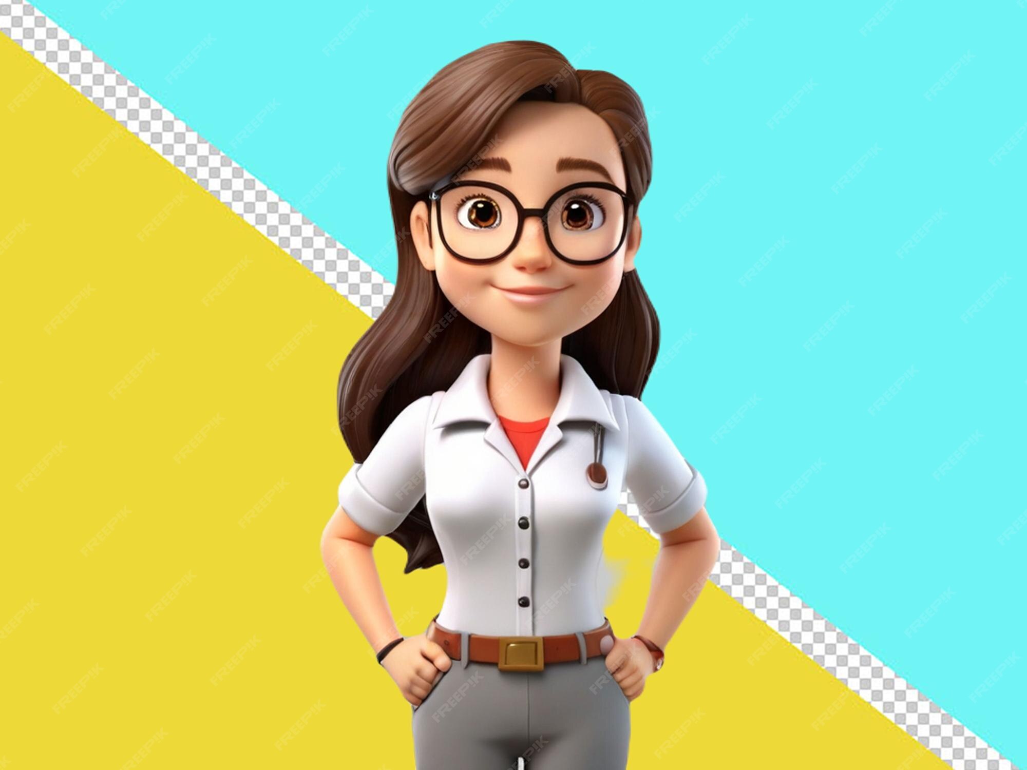 Premium Psd Psd Of A 3d Cartoon Character Of A Business