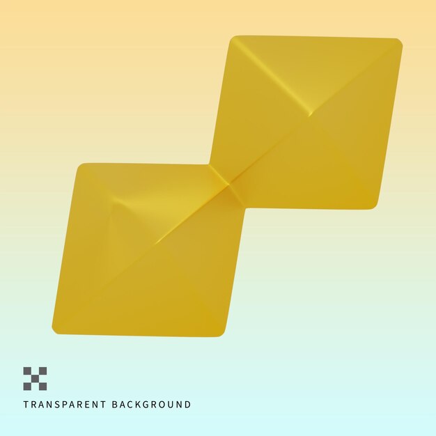 Premium PSD | PSD Abstract shape 3D illustration Premium PSD | PSD Abstract shape 3D illustration