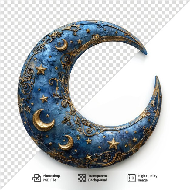 Premium PSD | PSD crescent moon icon isolated on a transparent background Premium PSD | PSD crescent moon icon isolated on a transparent background