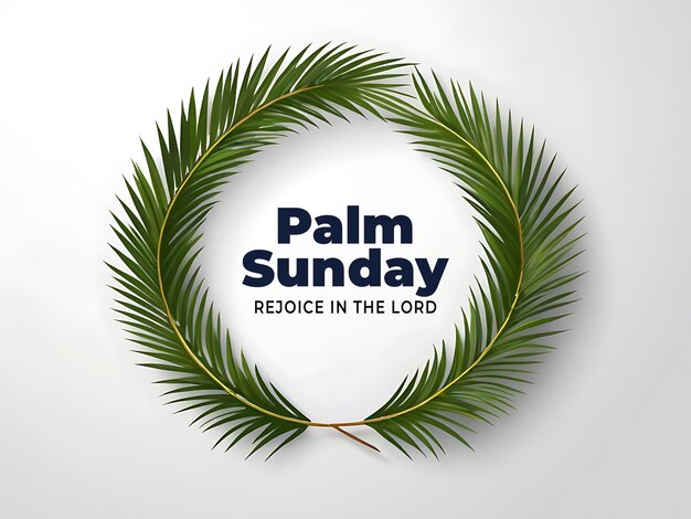Premium PSD | Psd palm cross and palm tree leaves palm sunday wreath ... Premium PSD | Psd palm cross and palm tree leaves palm sunday wreath ...