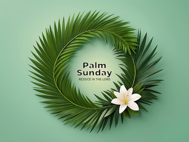 Premium PSD | Psd palm cross and palm tree leaves palm sunday wreath ... Premium PSD | Psd palm cross and palm tree leaves palm sunday wreath ...