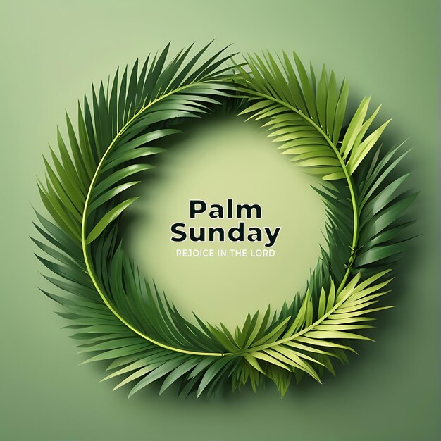 Premium PSD | PSD Palm cross and palm tree leaves Palm Sunday wreath ... Premium PSD | PSD Palm cross and palm tree leaves Palm Sunday wreath ...