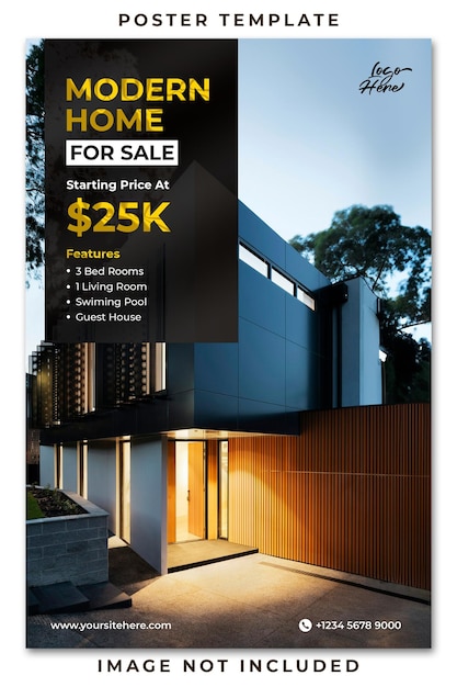 Premium PSD | PSD real estate house property flyer poster template Premium PSD | PSD real estate house property flyer poster template