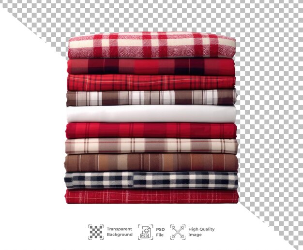 Premium PSD | PSD Stack of colorful clothes isolated Premium PSD | PSD Stack of colorful clothes isolated