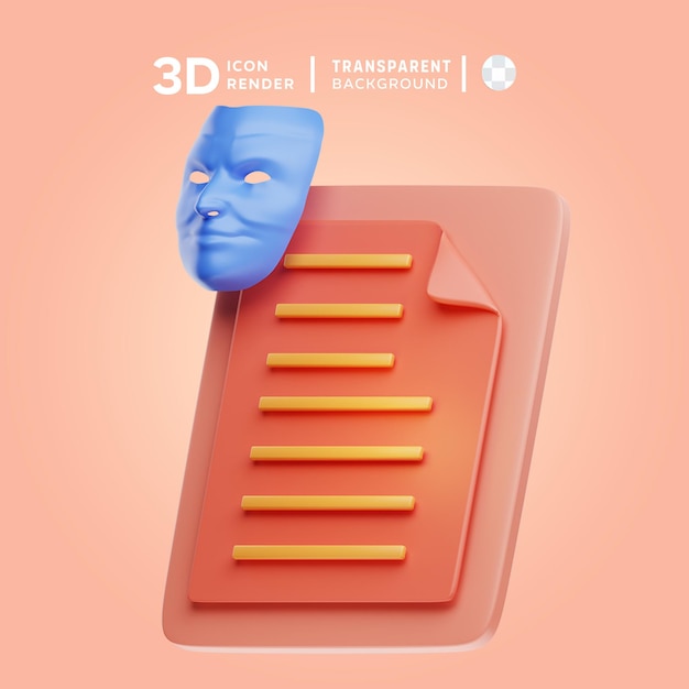 Premium Psd Script 3d Illustration Rendering