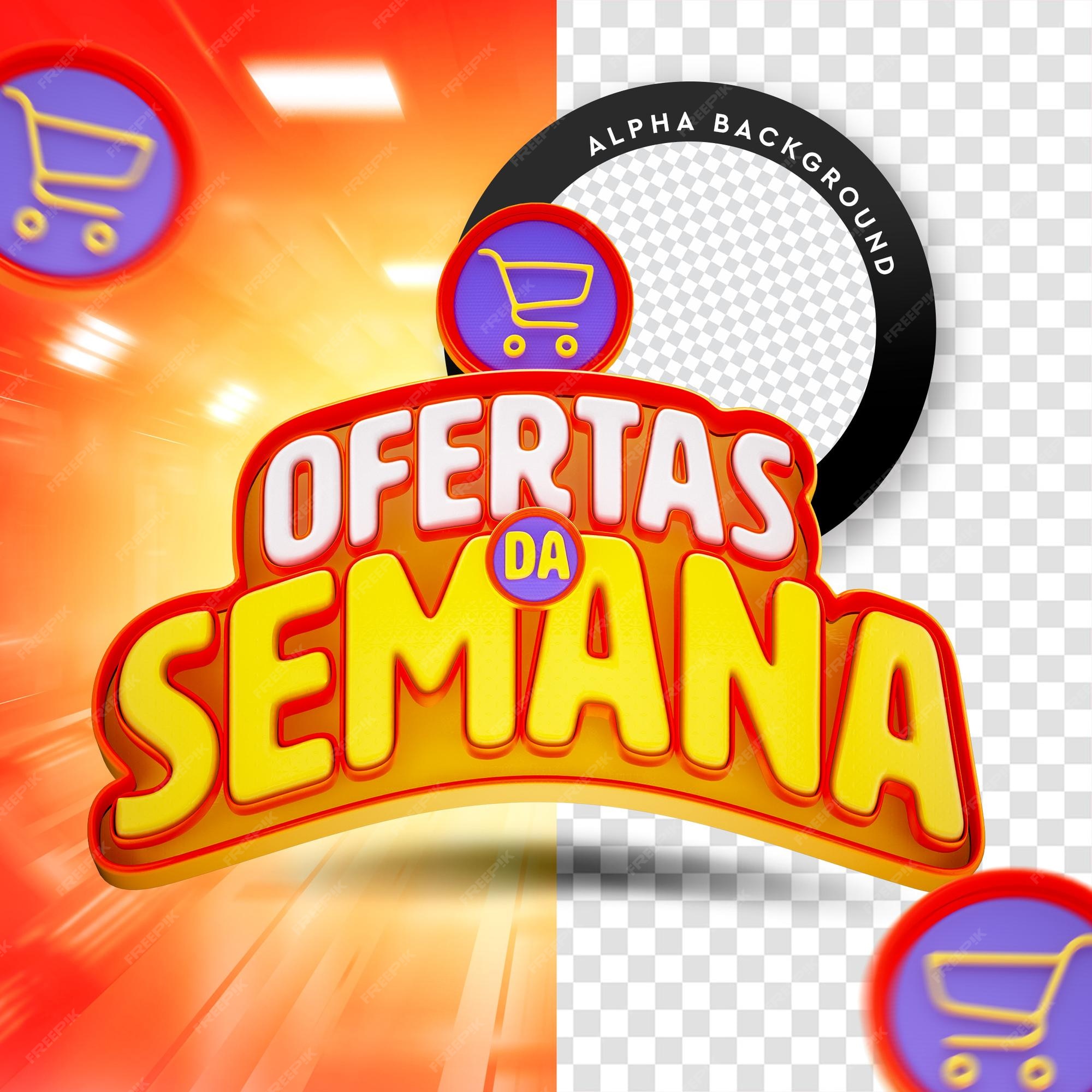Premium PSD | Selo 3d ofertas da semana Premium PSD | Selo 3d ofertas da semana