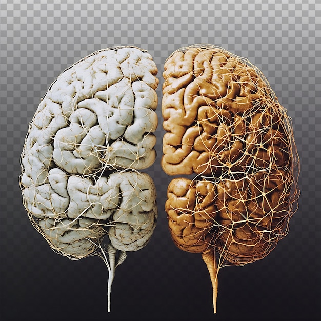 SidebySide Comparison of Two Human Brains | Premium AI-generated PSD SidebySide Comparison of Two Human Brains | Premium AI-generated PSD