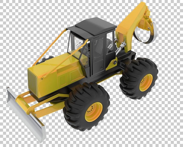 Premium PSD | Skidder on transparent background 3d rendering illustration Premium PSD | Skidder on transparent background 3d rendering illustration