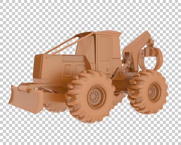 Premium PSD | Skidder on transparent background 3d rendering illustration Premium PSD | Skidder on transparent background 3d rendering illustration