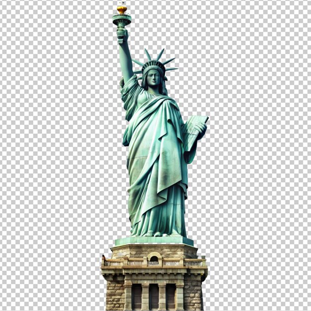 Premium PSD | Statue of liberty front Premium PSD | Statue of liberty front