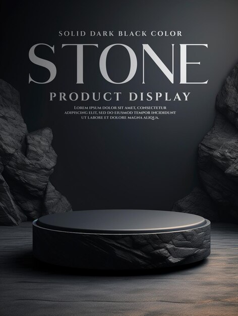 Premium PSD | Stone and rock podium round podium pedestal for brand ... Premium PSD | Stone and rock podium round podium pedestal for brand ...