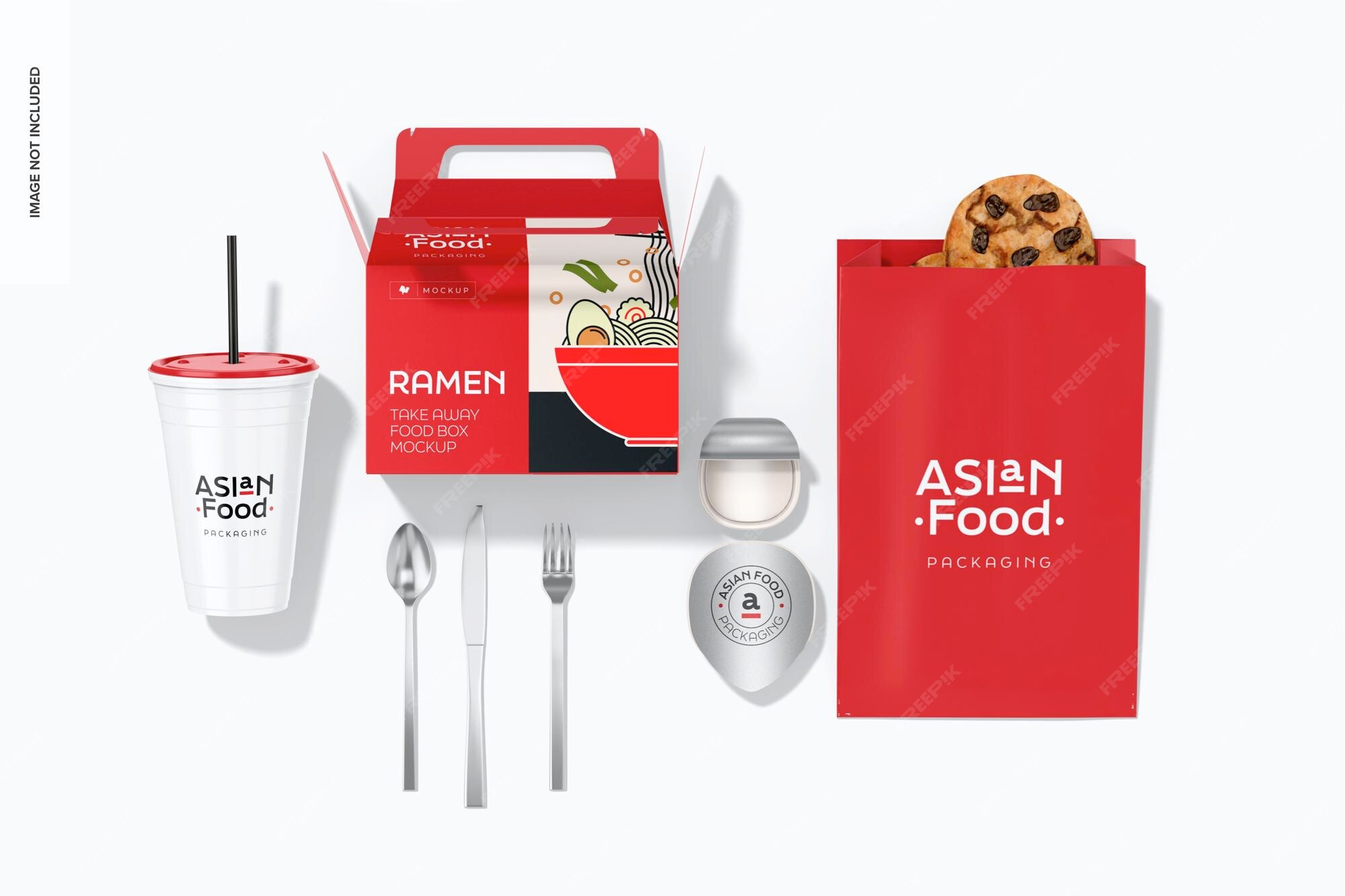 Premium Psd Take Away Food Box Mockup