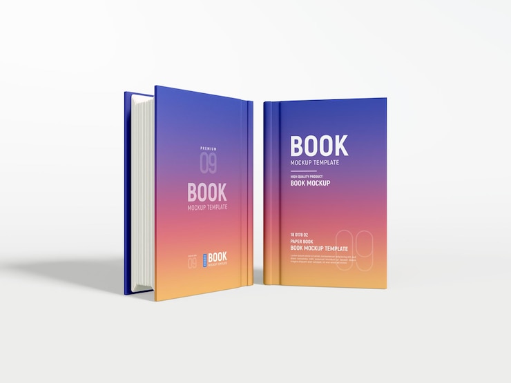 Premium Psd Thick Hardcover Book Cover Mockup