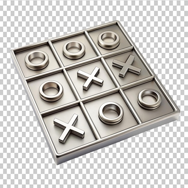 Tic tac toe steel board game on transparent background | Premium AI ... Tic tac toe steel board game on transparent background | Premium AI ...
