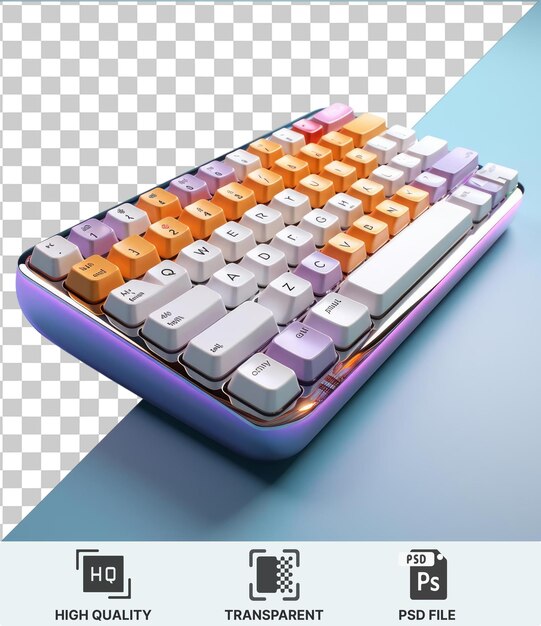 Premium PSD | Transparent psd a computer keyboard with a mouse and ...