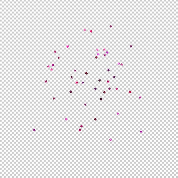 Premium Psd Violet Star Confetti Violet Stars Sparkle Decoration