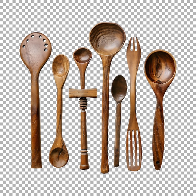 Premium PSD | Wooden Serving Spoons on Transparent Background Ai Generated Premium PSD | Wooden Serving Spoons on Transparent Background Ai Generated