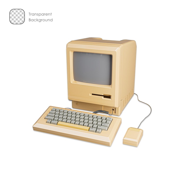 Premium PSD | World's first computer old vintage desktop computer with ... Premium PSD | World's first computer old vintage desktop computer with ...