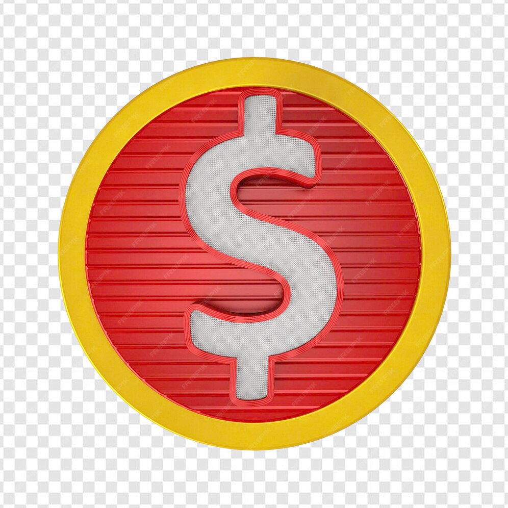 Premium PSD | Yellow dollar Premium PSD | Yellow dollar