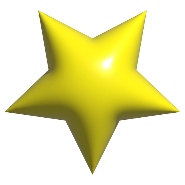 Premium PSD | Yellow star Premium PSD | Yellow star