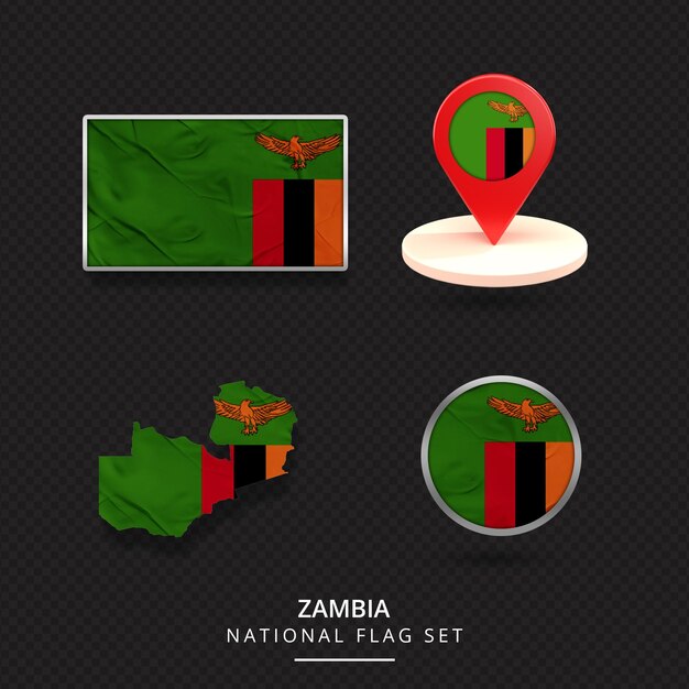 Premium Psd Guinea National Flag Map Location Element Design