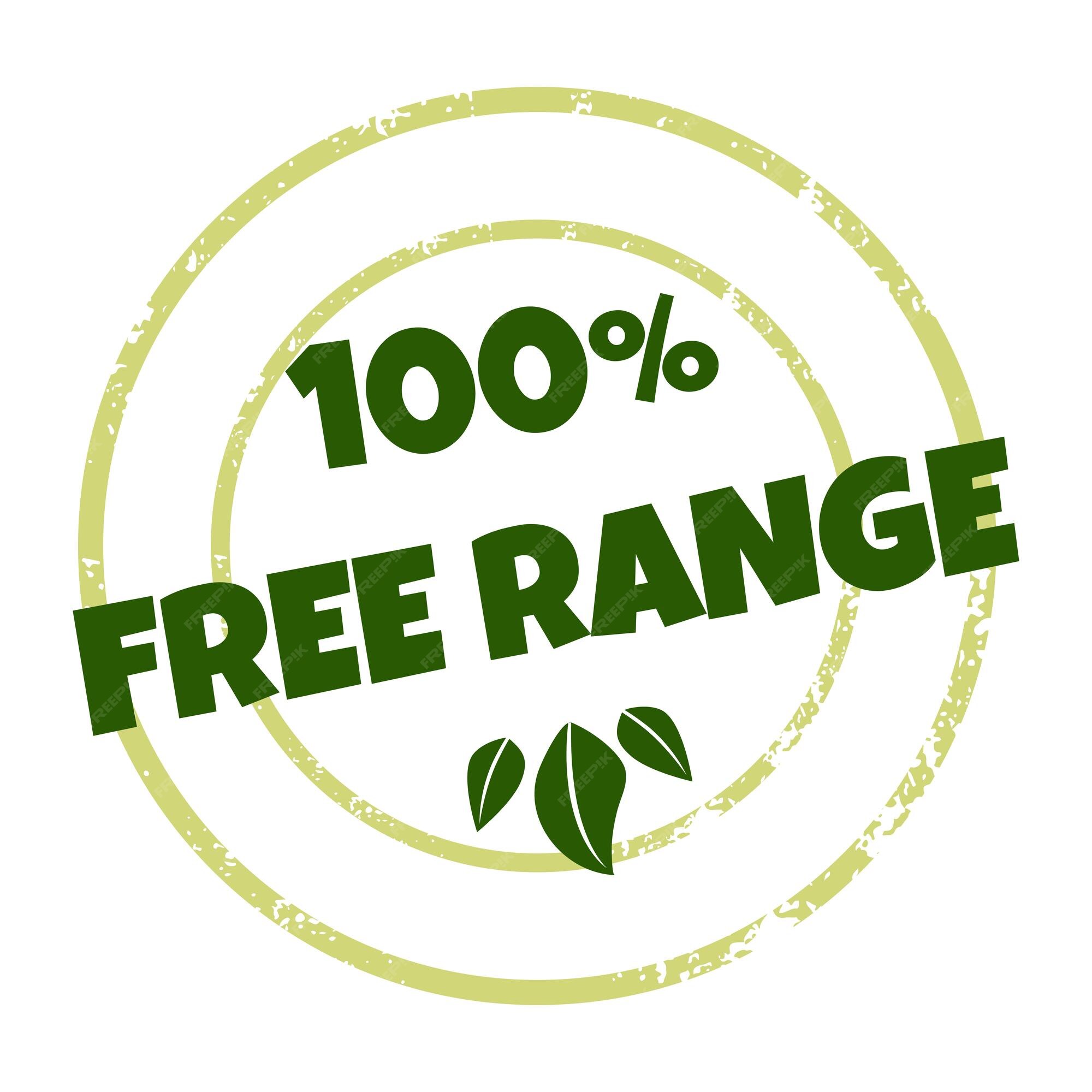 Premium Vector | 100 percent free range label vector grunge rubber ... Premium Vector | 100 percent free range label vector grunge rubber ...