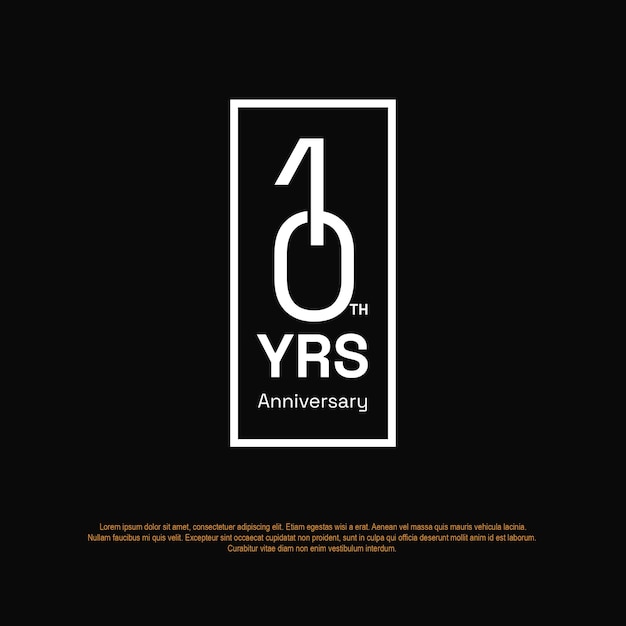 Premium Vector | 10th anniversary design Premium Vector | 10th anniversary design