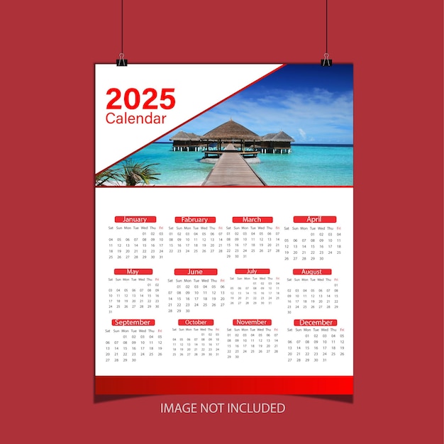 Premium Vector | 2025 calendar design template vector Premium Vector | 2025 calendar design template vector