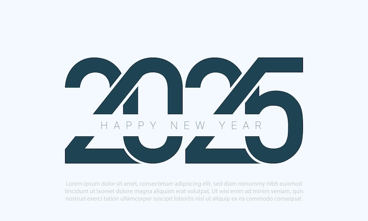 Premium Vector | 2025 happy new year design Premium Vector | 2025 happy new year design