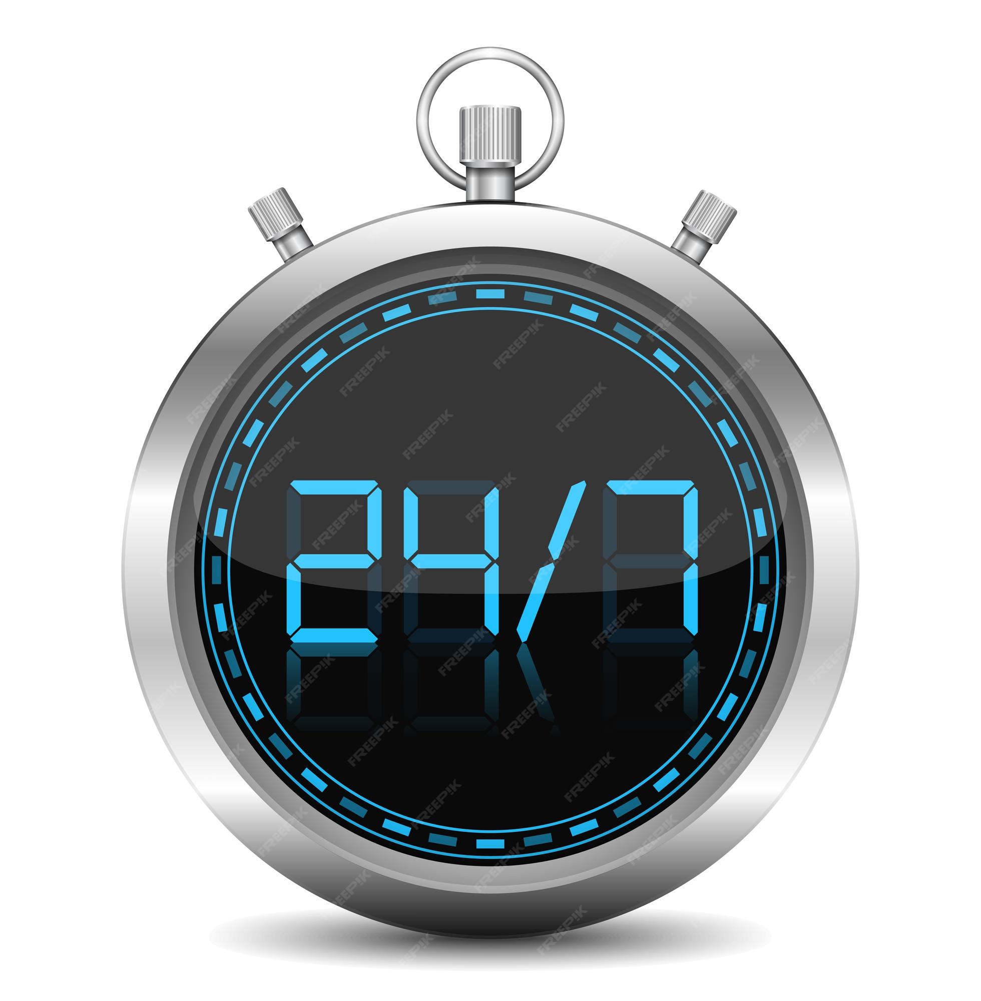 Premium Vector | 24/7 concept, vector eps10 illustration Premium Vector | 24/7 concept, vector eps10 illustration