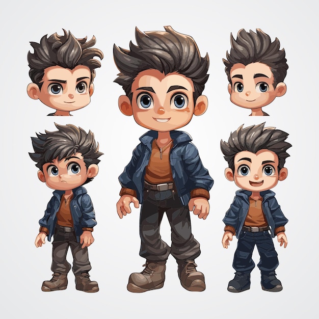 Premium Vector | 2d game character illustration vector Premium Vector | 2d game character illustration vector