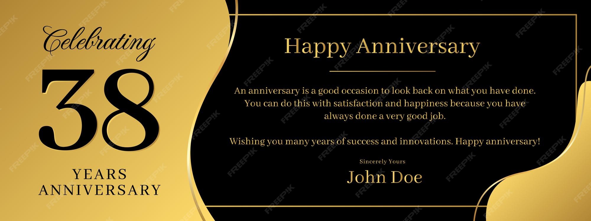 Premium Vector | 38 years anniversary a banner speech anniversary ... Premium Vector | 38 years anniversary a banner speech anniversary ...