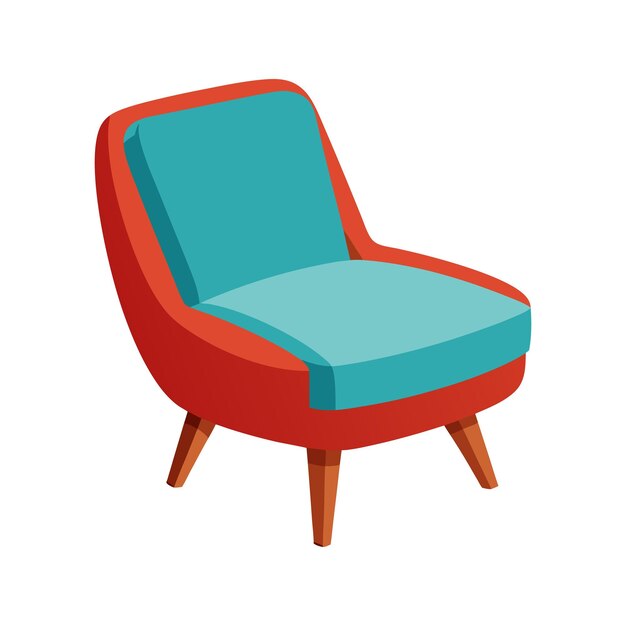 Premium Vector 3d Chair Vector Illustration