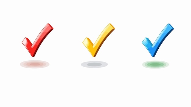 3D Check Mark Tick Vector Graphic Element | Premium AI-generated vector 3D Check Mark Tick Vector Graphic Element | Premium AI-generated vector