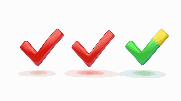 3D Check Mark Tick Vector Graphic Element | Premium AI-generated vector 3D Check Mark Tick Vector Graphic Element | Premium AI-generated vector