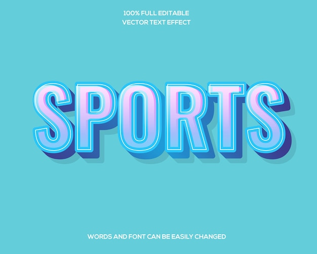 Premium Vector 3d Editable Text Effect