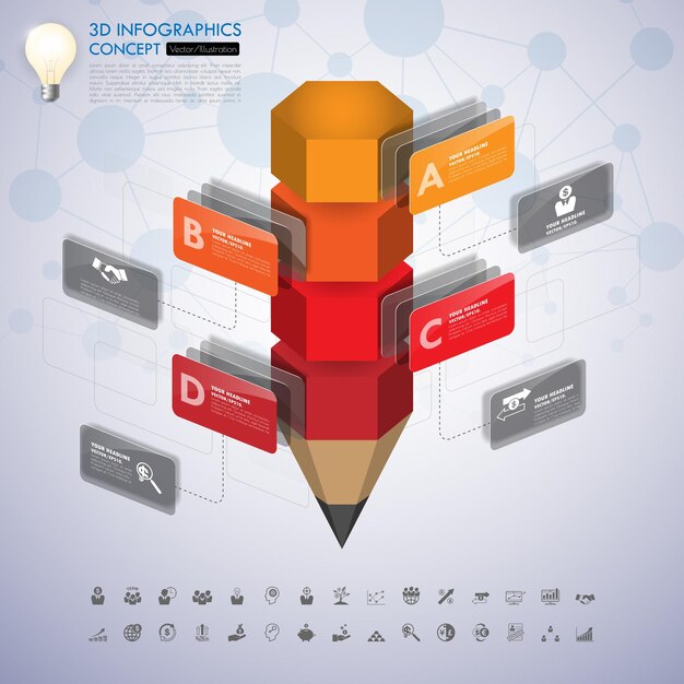 Premium Vector | 3d Infographic Template Data Visualization Can be used ...