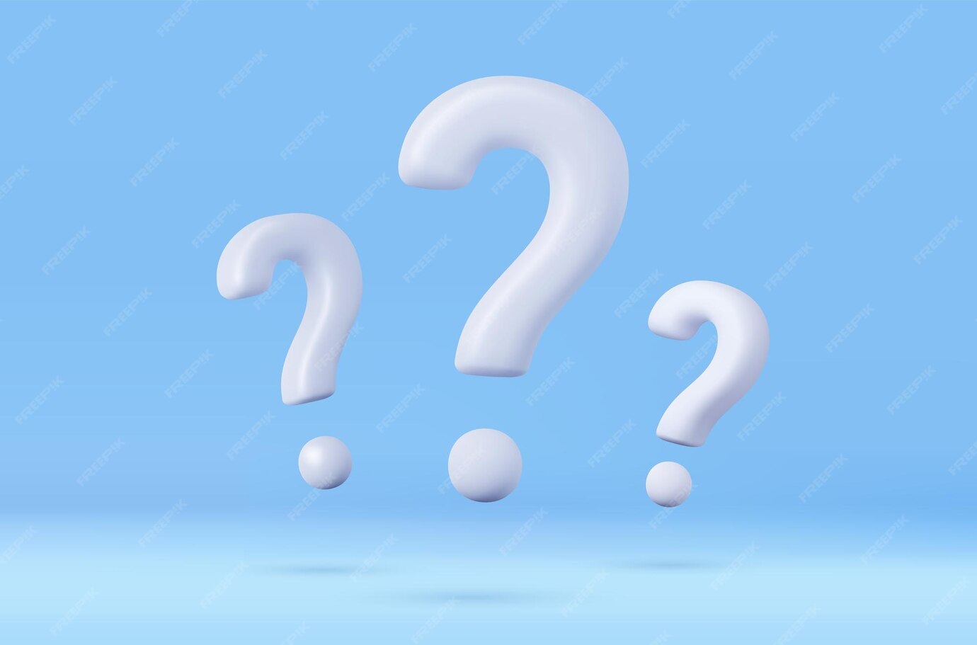 Premium Vector | 3d question mark icon sign Premium Vector | 3d question mark icon sign
