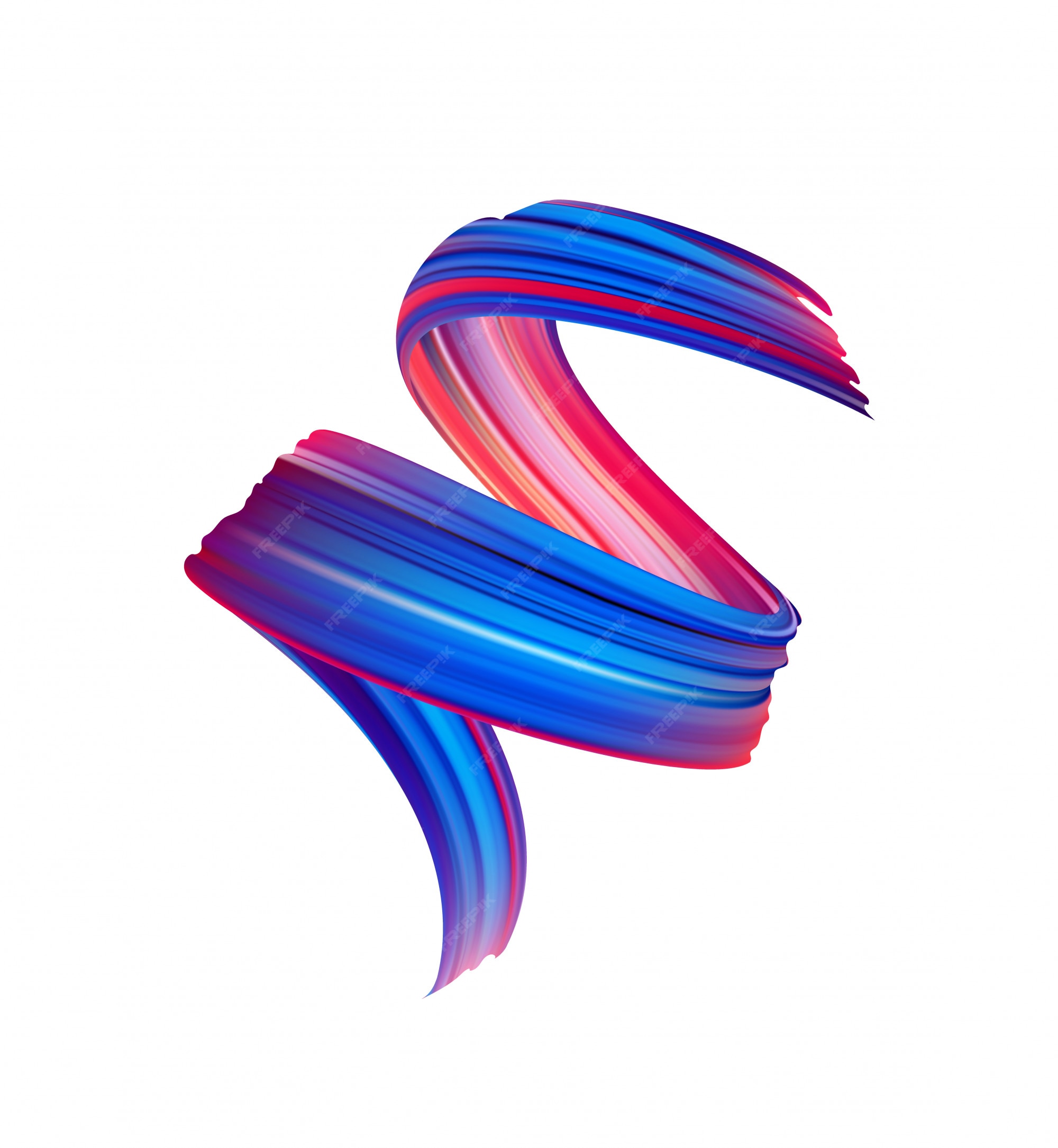 Premium Vector | 3d realistic colorful brush stroke paint. Premium Vector | 3d realistic colorful brush stroke paint.