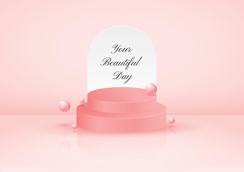 Premium Vector | 3d rendering empty podium product stand Premium Vector | 3d rendering empty podium product stand