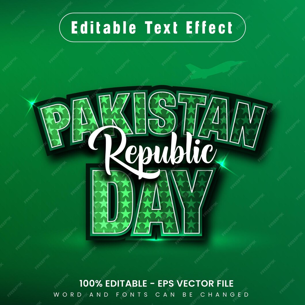 Premium Vector 3d Style Editable Text Effect