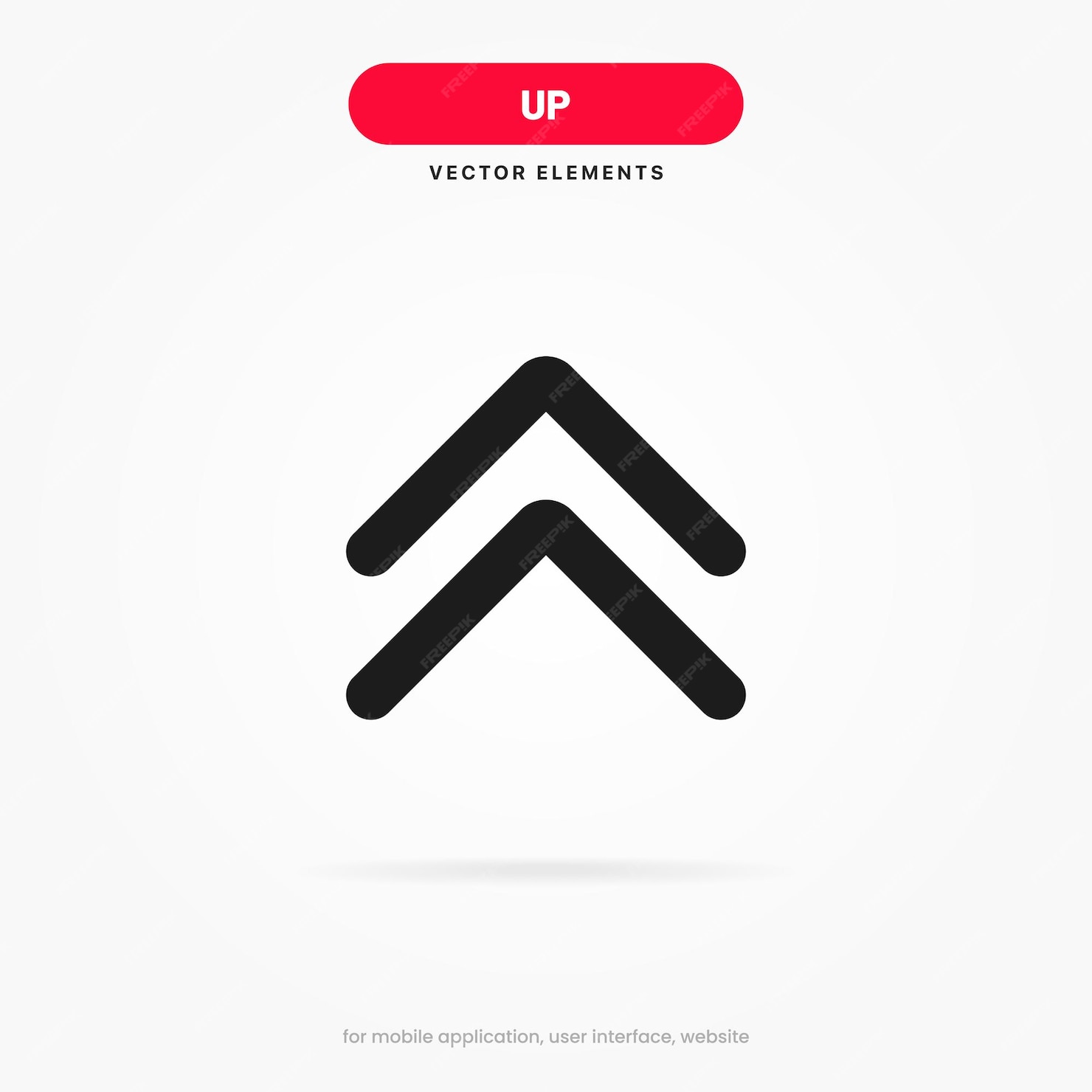 Premium Vector | 3d upload button icon. uploading icon. up arrow bottom ...