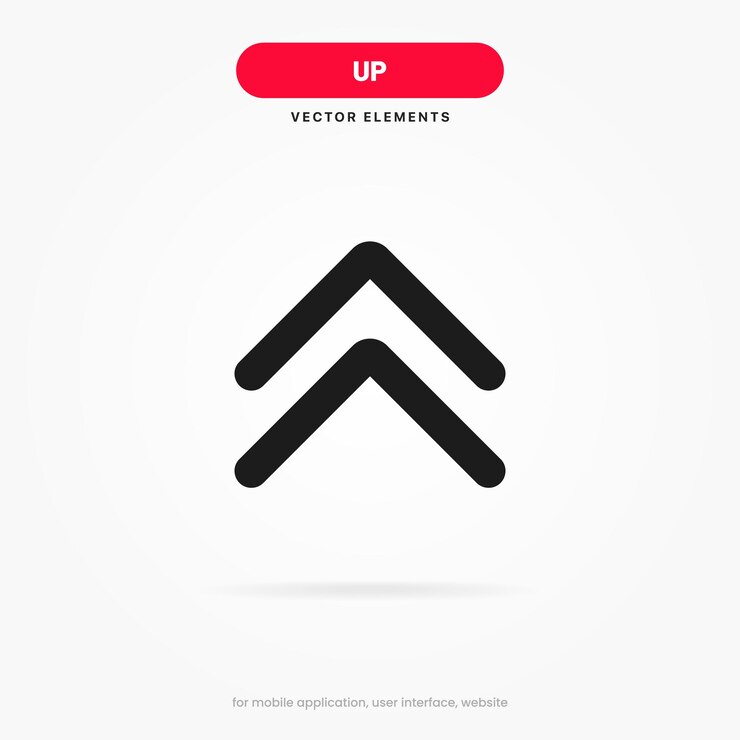 Premium Vector | 3d upload button icon. uploading icon. up arrow bottom side symbol. click here ...