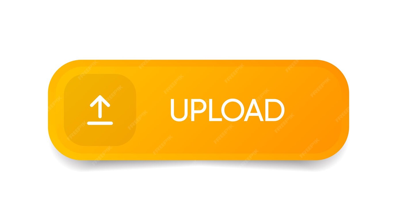 Premium Vector | 3d upload button icon uploading icon up arrow bottom ...